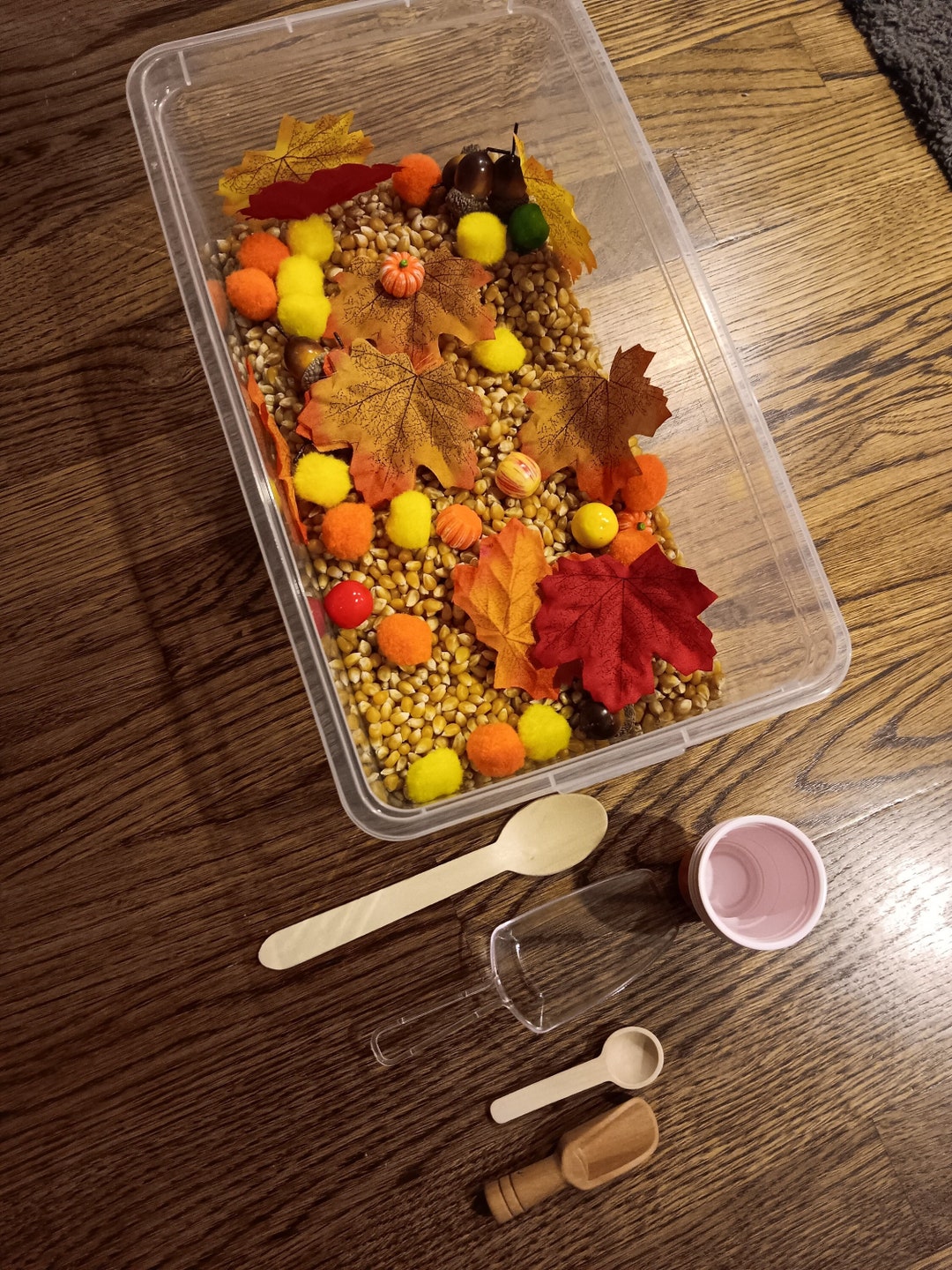 Preschool Fall Sensory Bin - Etsy