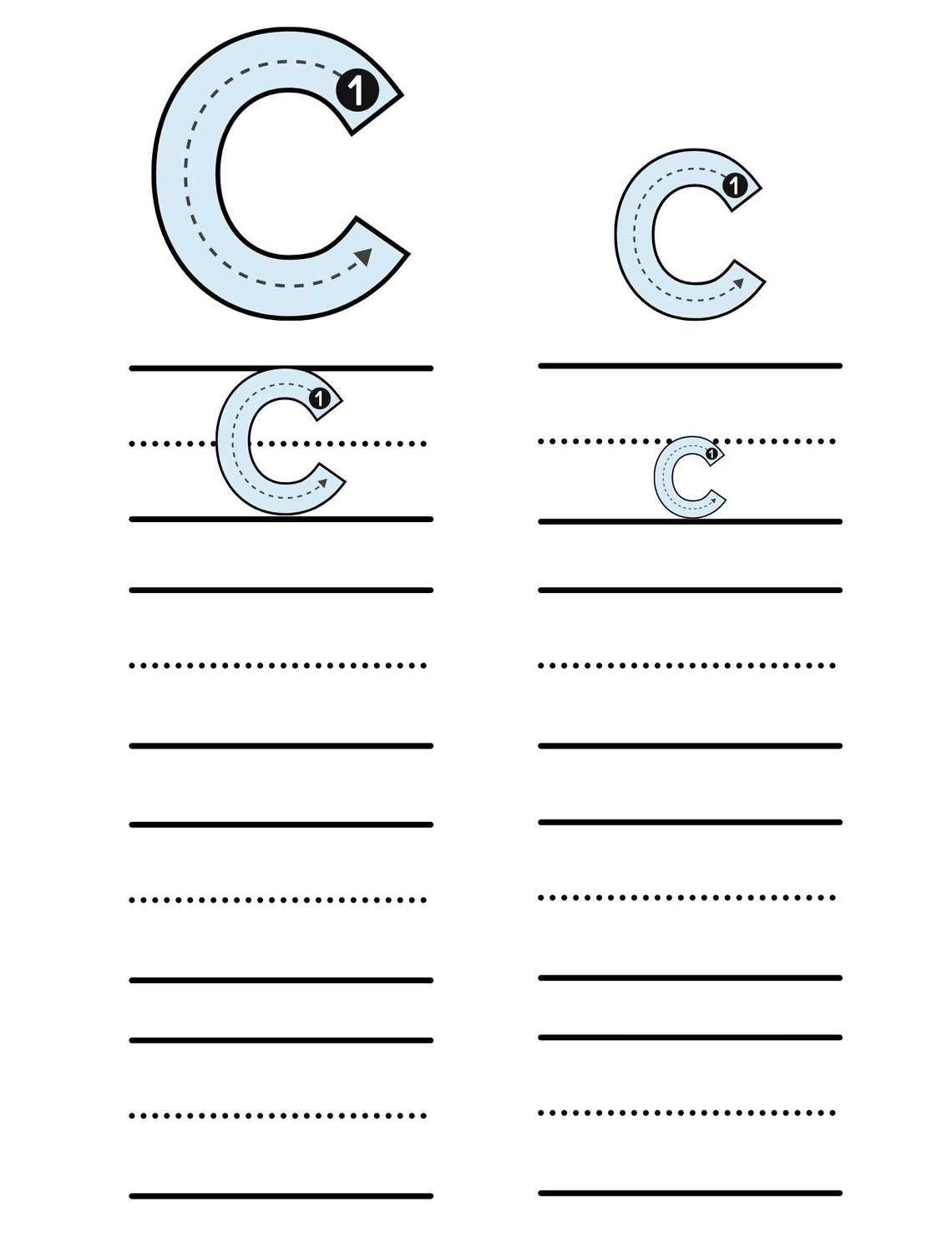 Letter C Preschool Worksheets / Preschool Alphabet / Preschool Phonics ...
