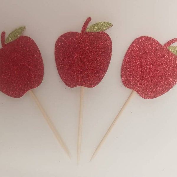 Apple Cupcake Topper - Etsy