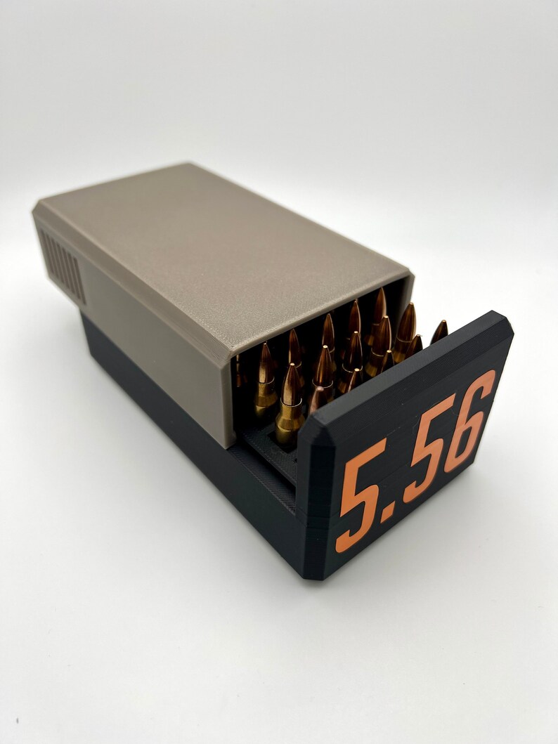 5.56 and .223 Ammo Storage Box 50 Rounds 3D Printed - Etsy