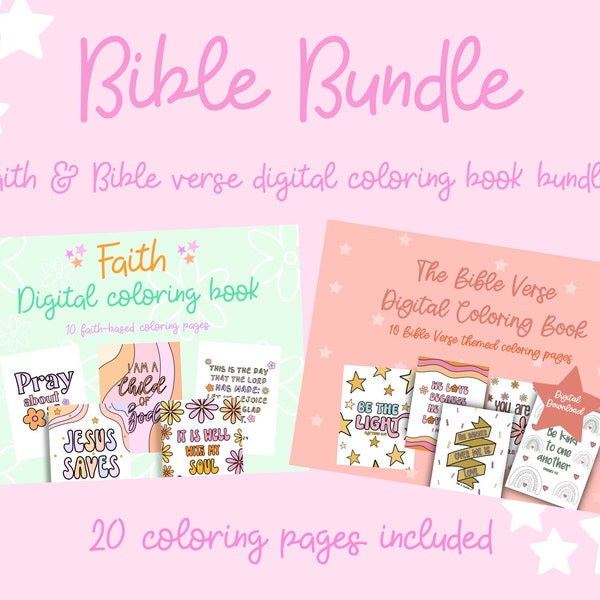 Bible Coloring Book - Etsy