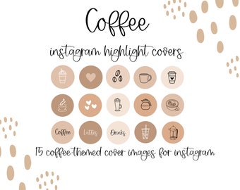 Coffee Instagram Highlight Covers - Etsy