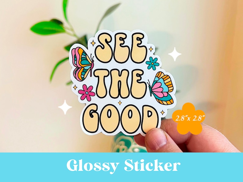 See the Good Sticker - Etsy