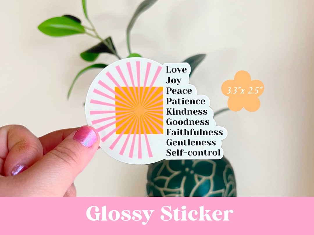 Fruit of the Spirit Sticker - Etsy