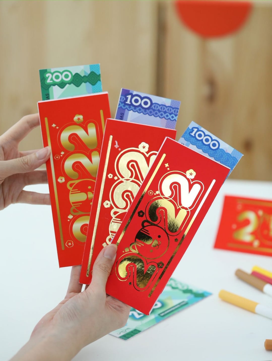 Printable, Foil & Cut File: 2022 Chinese New Year Red Envelope Aka ...