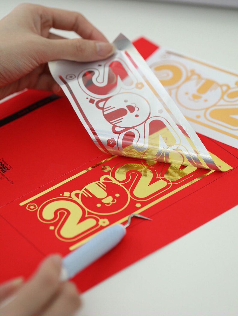 Printable, Foil & Cut File: 2022 Chinese New Year Red Envelope Aka ...