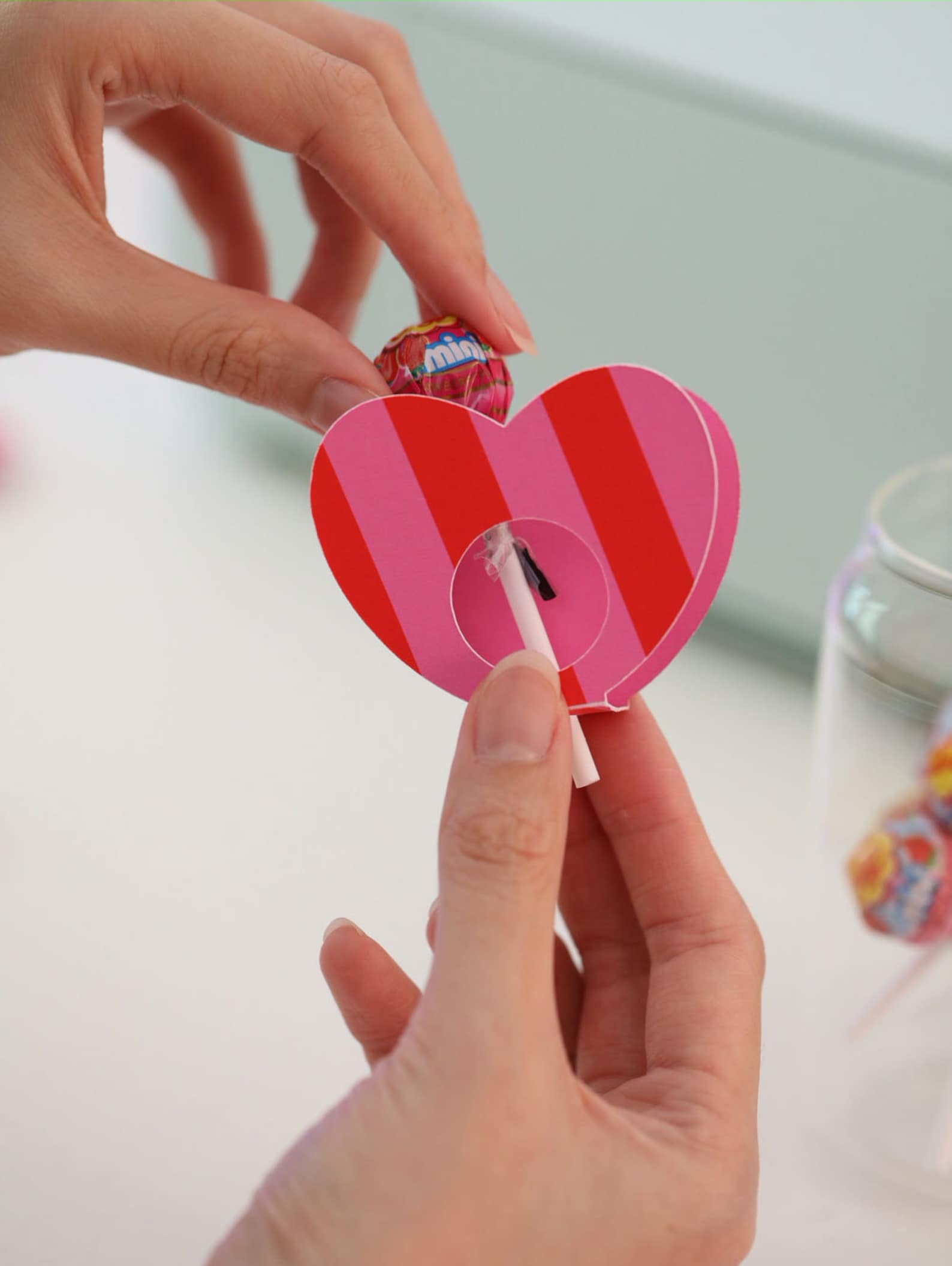 Printable & Cut File: Valentine's Day Heart Lollipop Holder (cricut ...