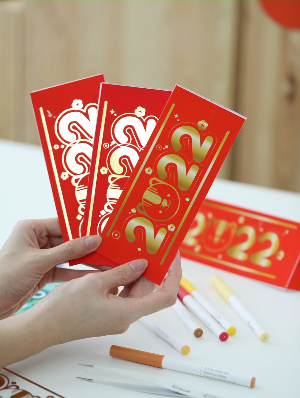 Printable, Foil & Cut File: 2022 Chinese New Year Red Envelope Aka ...