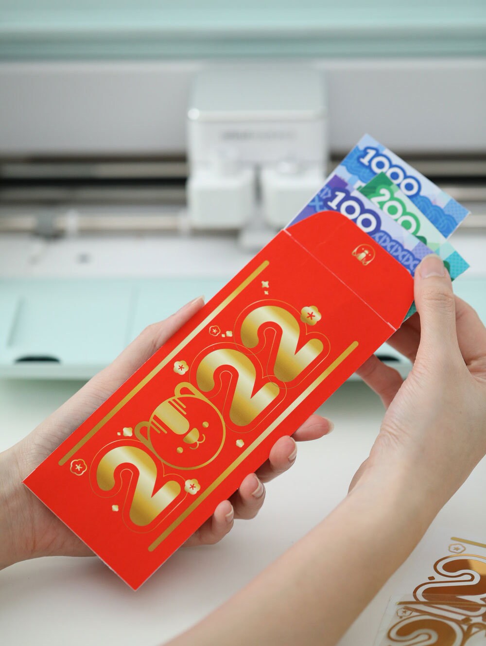 Printable, Foil & Cut File: 2022 Chinese New Year Red Envelope Aka ...