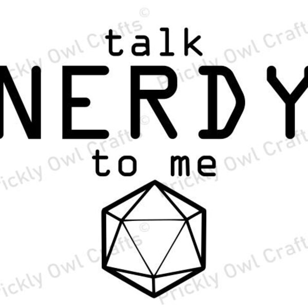 Talk Nerdy to Me - Etsy