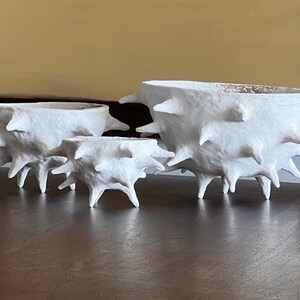 Spiky Paper Mache Bowl - Etsy Portugal