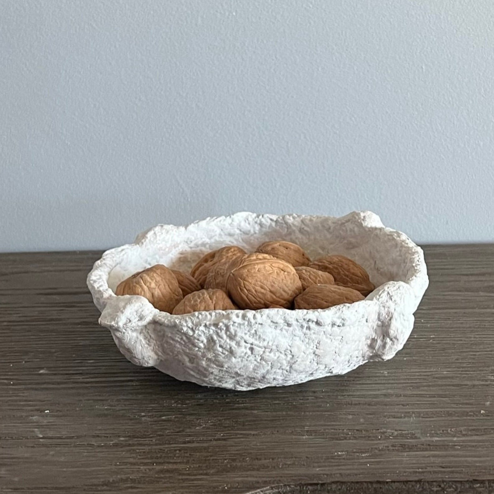 Blanc Rustique Collection White Paper Clay Bowl - Etsy