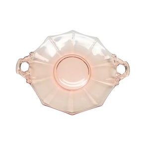 Vintage Cambridge Pink Decagon Glass Tray: 1930s Elegant Tableware - Etsy