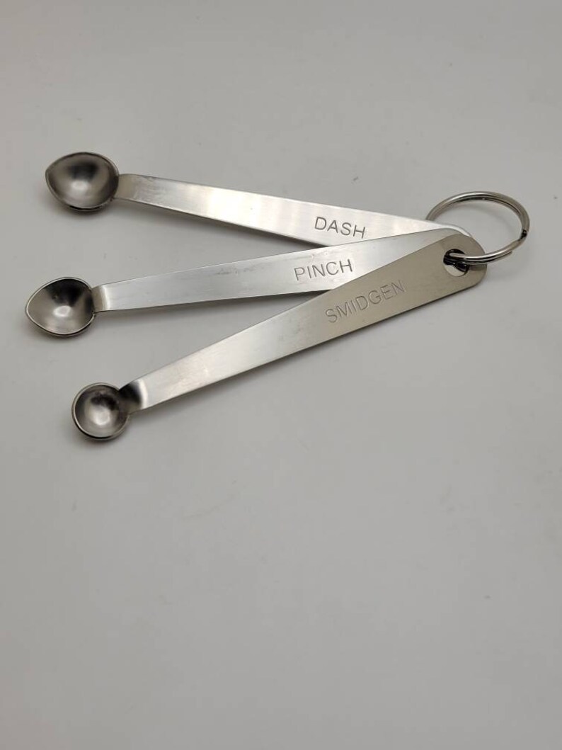 Smidgen Dash and Pinch Stainless Steel Measuring Spoons Home - Etsy
