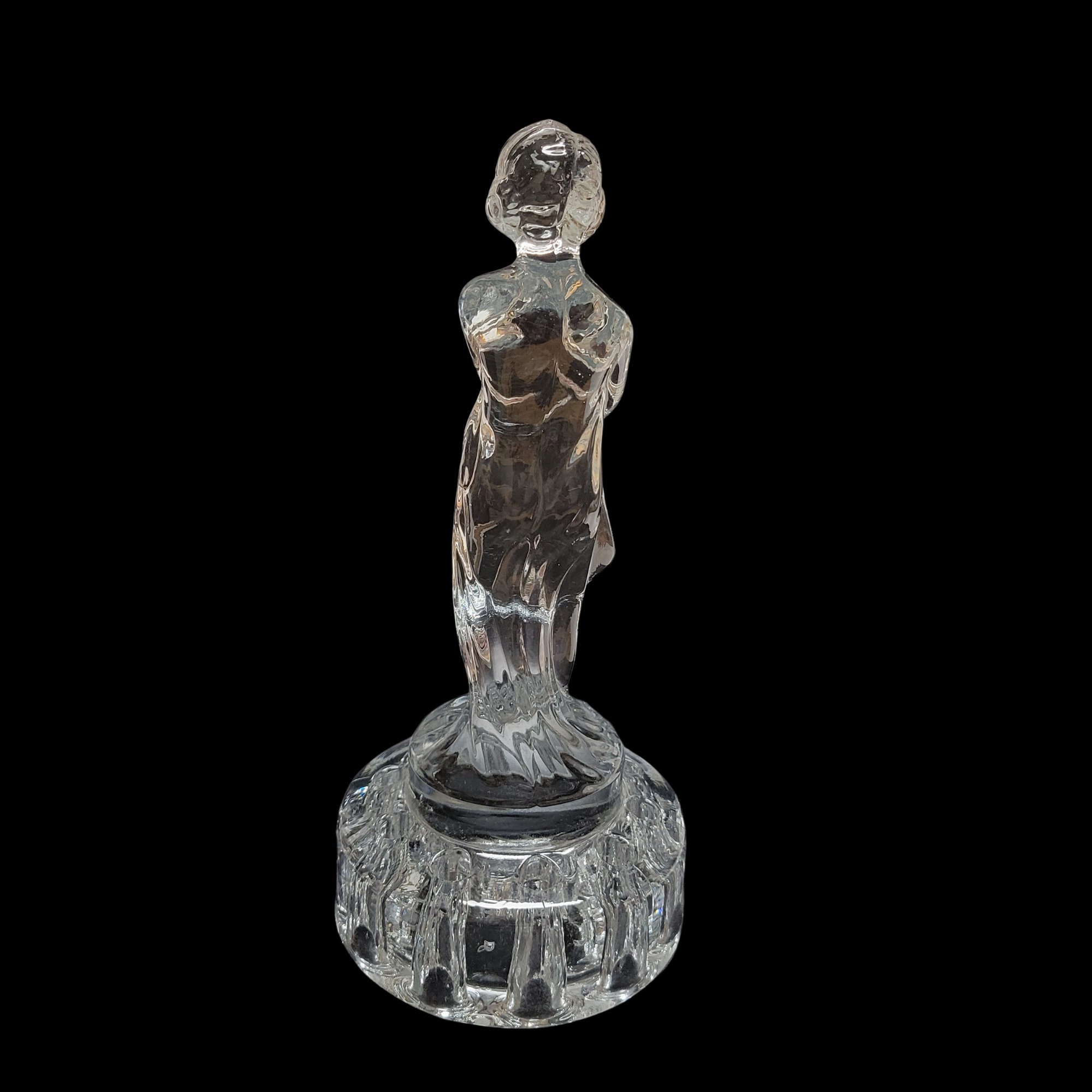 Vintage Cambridge Figural Flower Frog 8, 1930s Collectible Glass ...