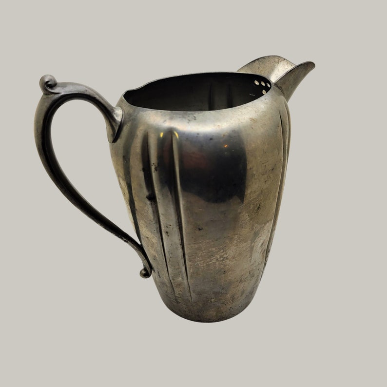 Vintage Federal Solid Pewter Pitcher: Farmhouse Kitchen Decor - Etsy
