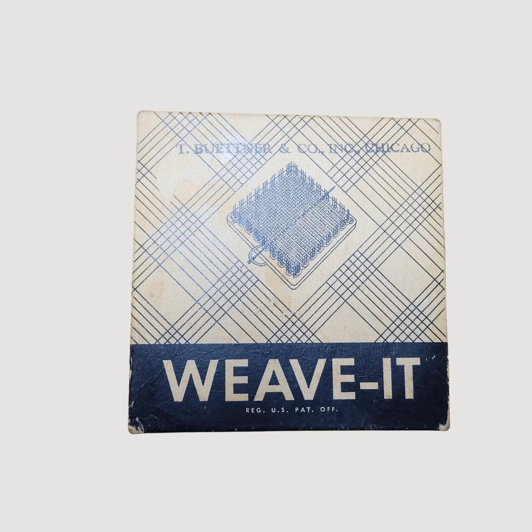 Vintage WEAVE-IT Hand Loom 4.5 Square 1950s by Donar Products Corp ...