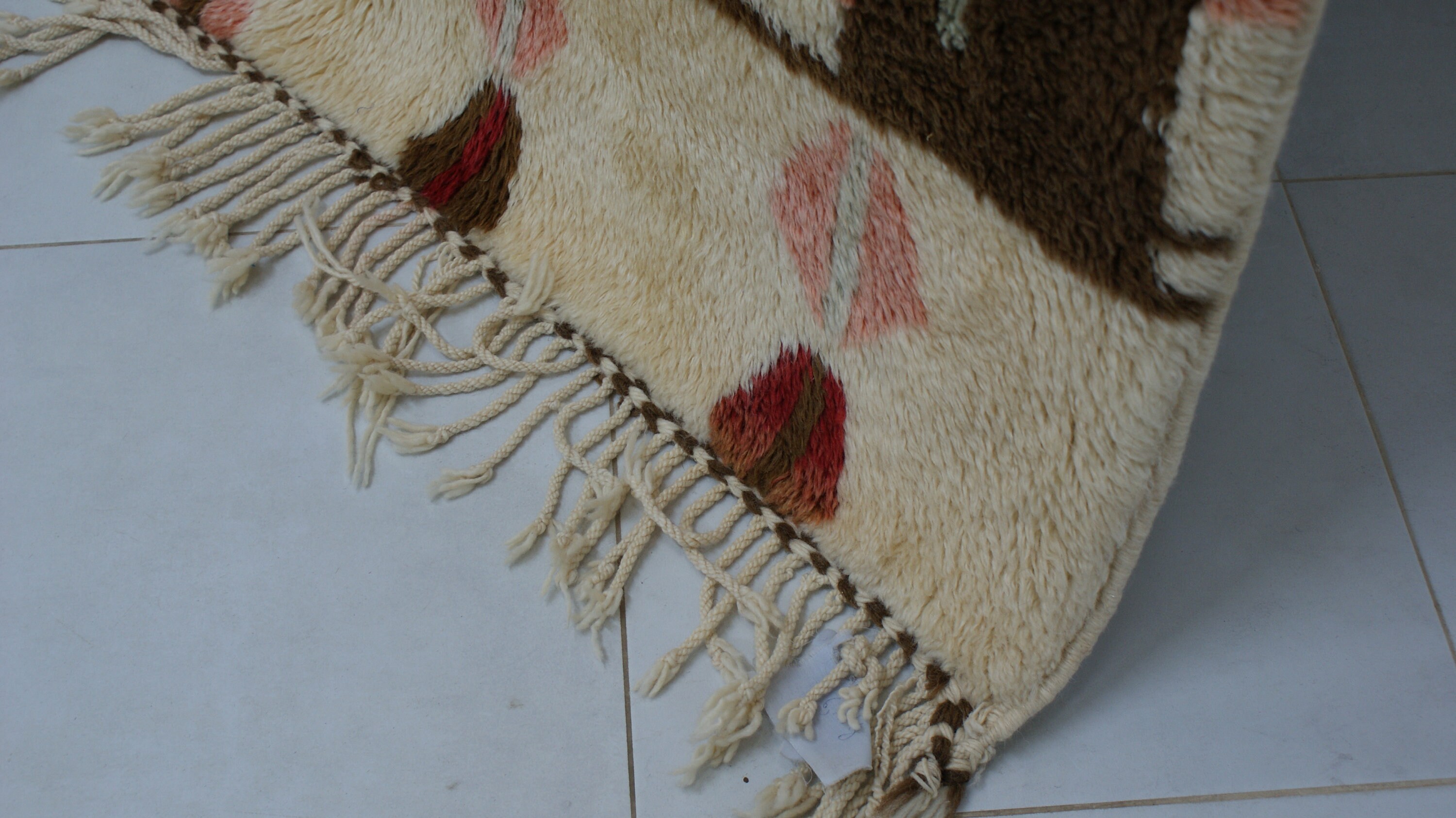 Art & Collectibles handmade Moroccan Rug 5'5x4' Rugmaking etna.com.pe