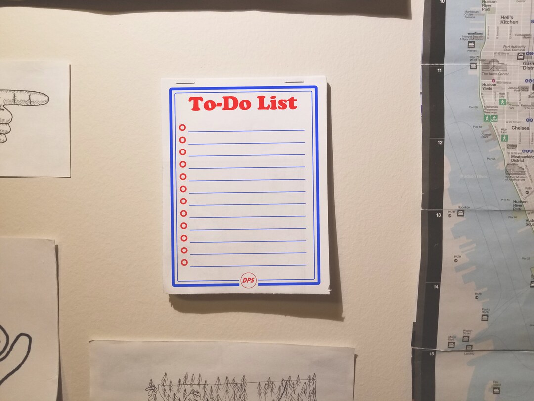 Printable Checklist Template: To-do List, Quarter Sheet, Analog Design ...