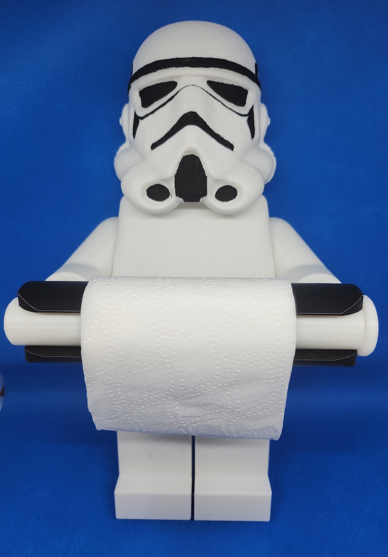Lego Man Stormtrooper Toilet Roll Holder - Etsy