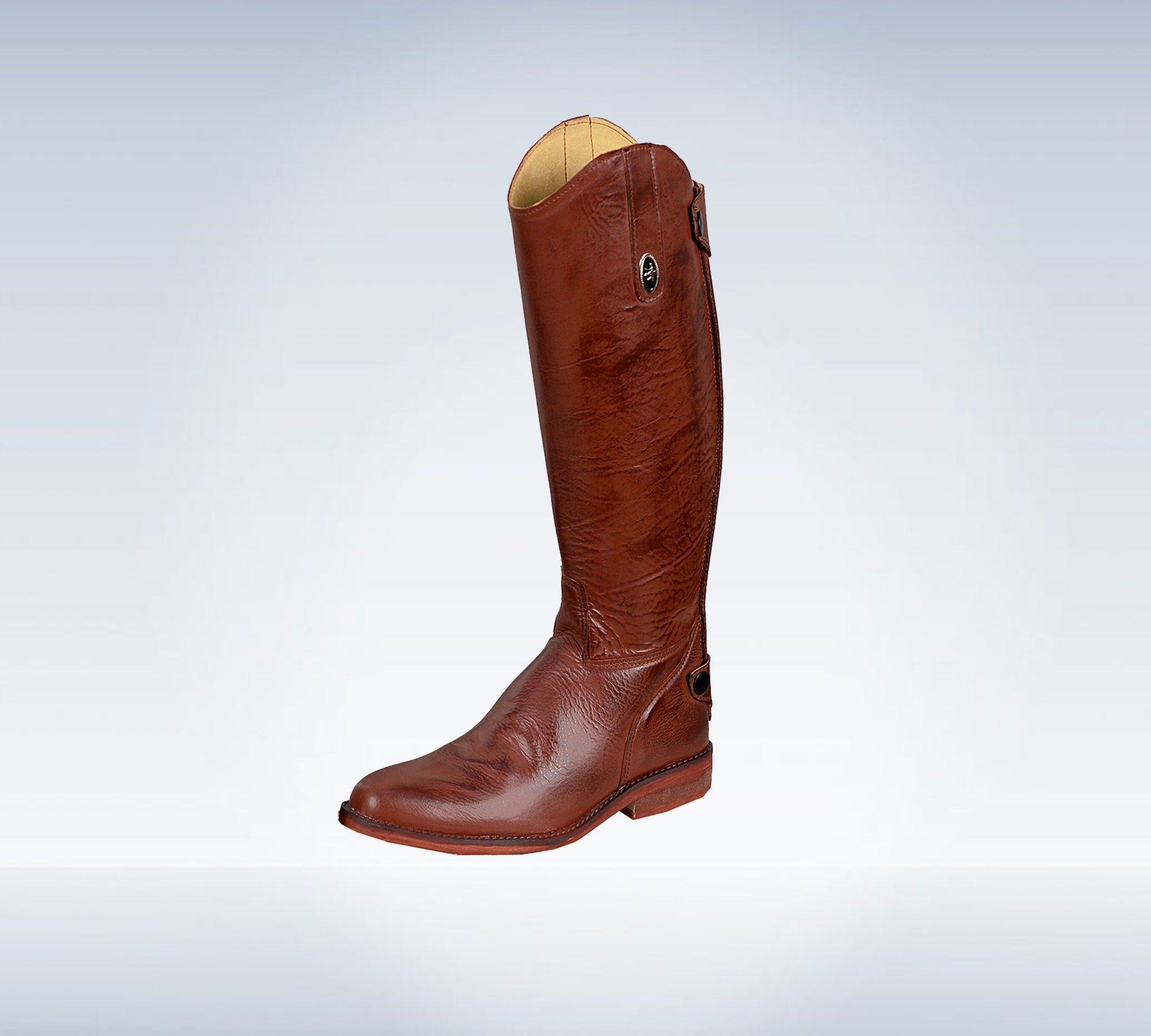 Horse Riding Men Boots, Brown Riding Boots, Leather Long Boots, Custom ...