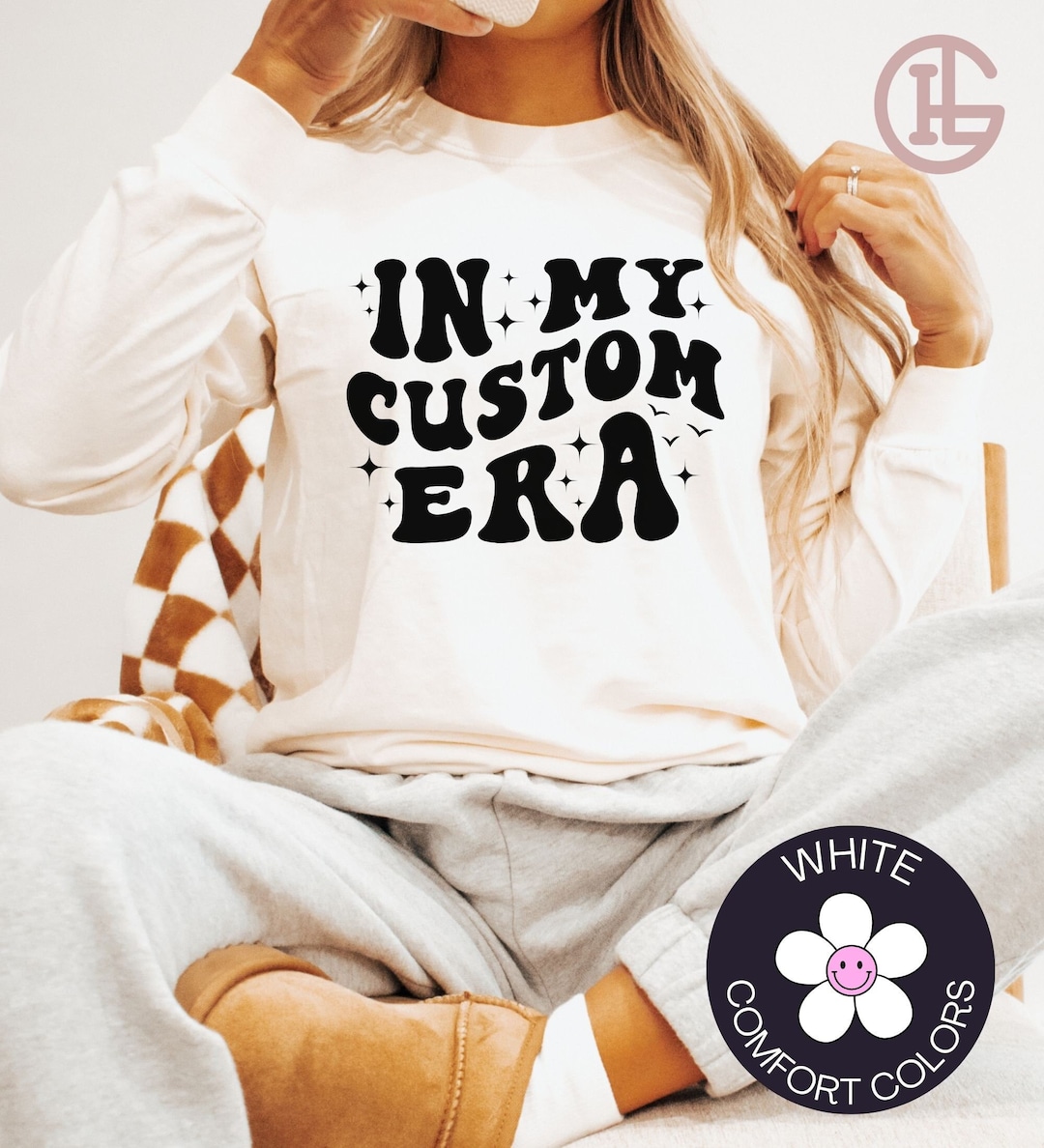 CUSTOM Eras Shirt in My Era Shirt Custom Era Comfort Colors Long Sleeve ...