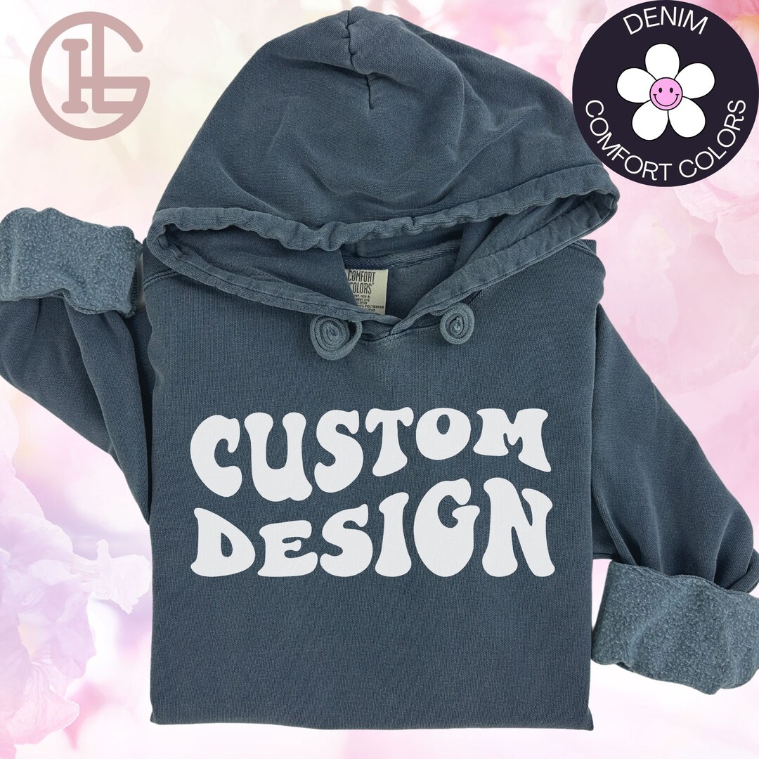 CUSTOM Comfort Colors Hoodie Retro Hoodie Retro Sweatshirt Custom Shirt ...