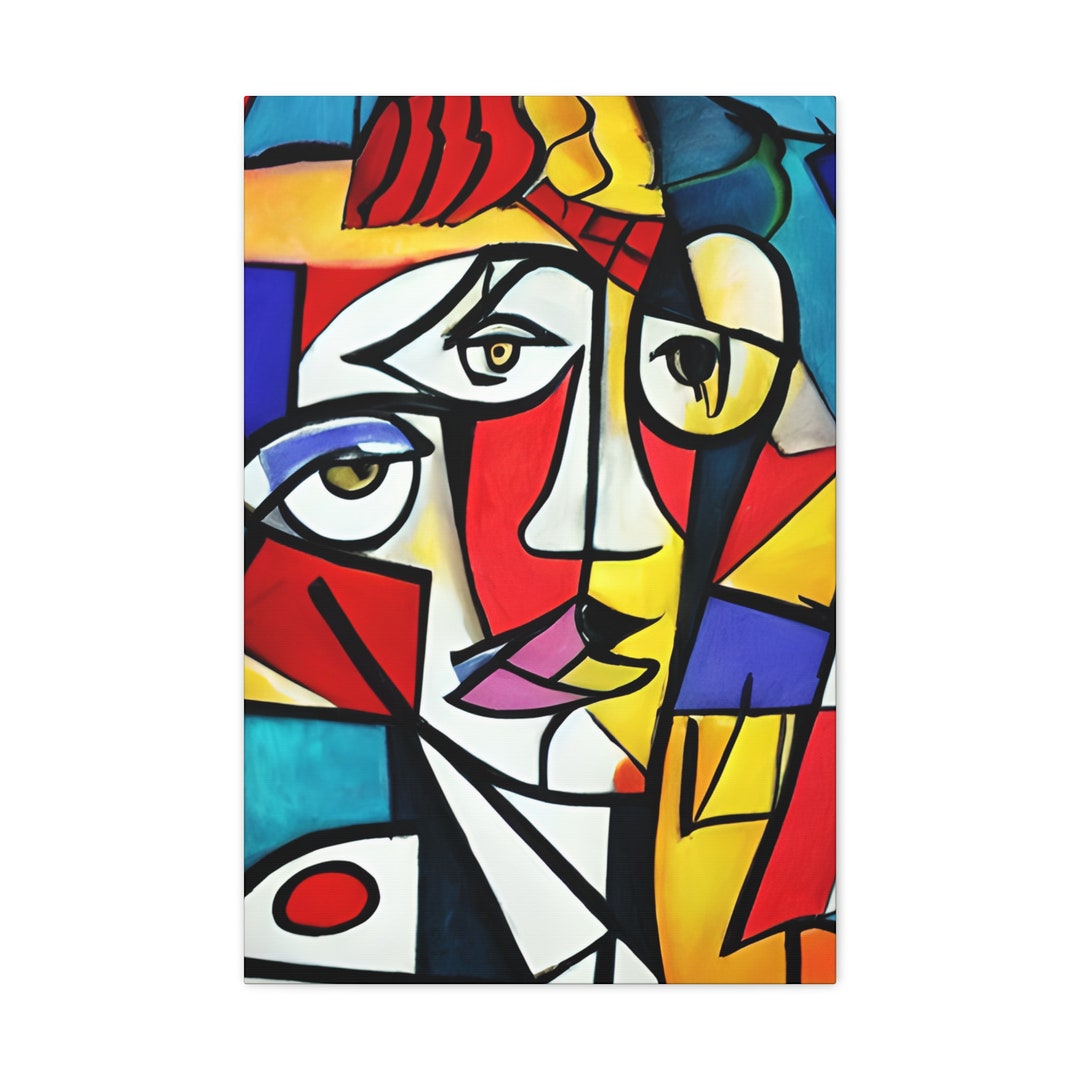 Picasso Wall Art Picasso Style Painting Picasso Gallery - Etsy