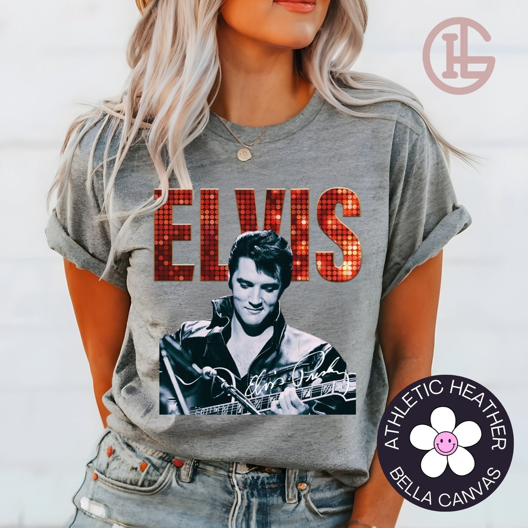 Elvis Shirt, King of Rock and Roll, Elvis Presley Gift, Elvis Presley ...