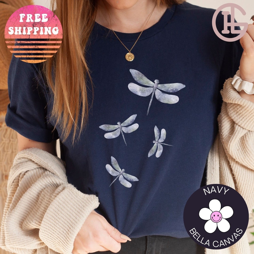 Bella Canvas Dragonfly Shirt Dragonfly Gifts Dragonfly Shirt Nature ...