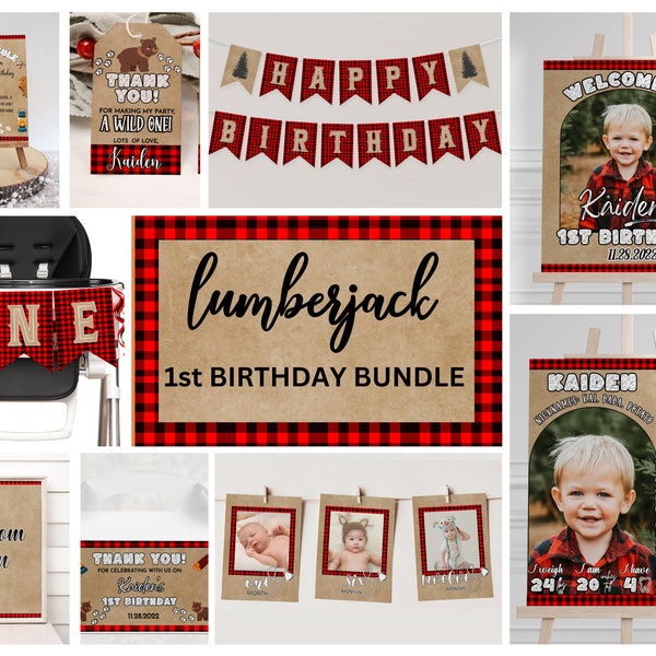 Lumberjack Birthday - Etsy