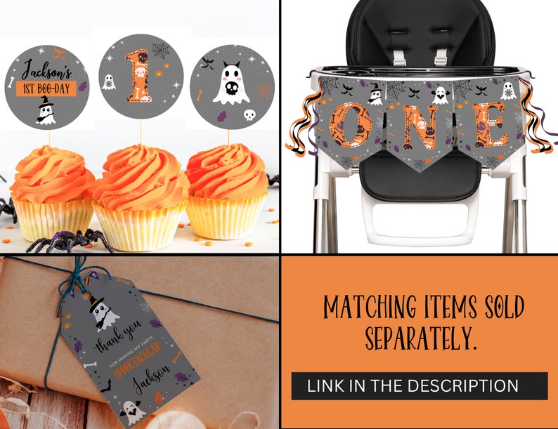 Spooky One Birthday Invitation for Boys Halloween 1st - Etsy