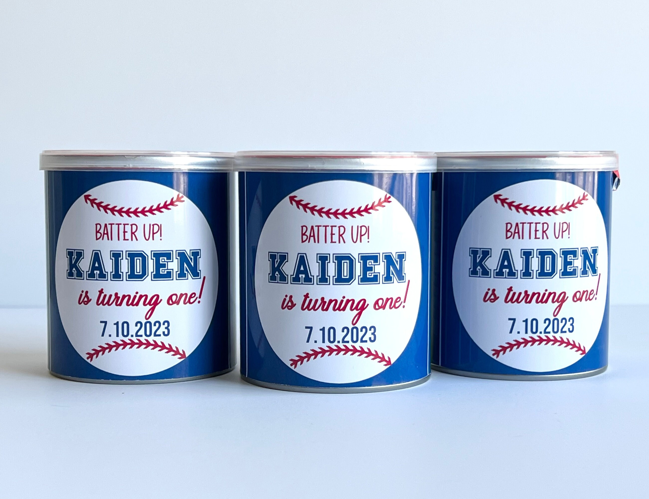 Editable Rookie of the Year Birthday Party Favor Pringles Label ...