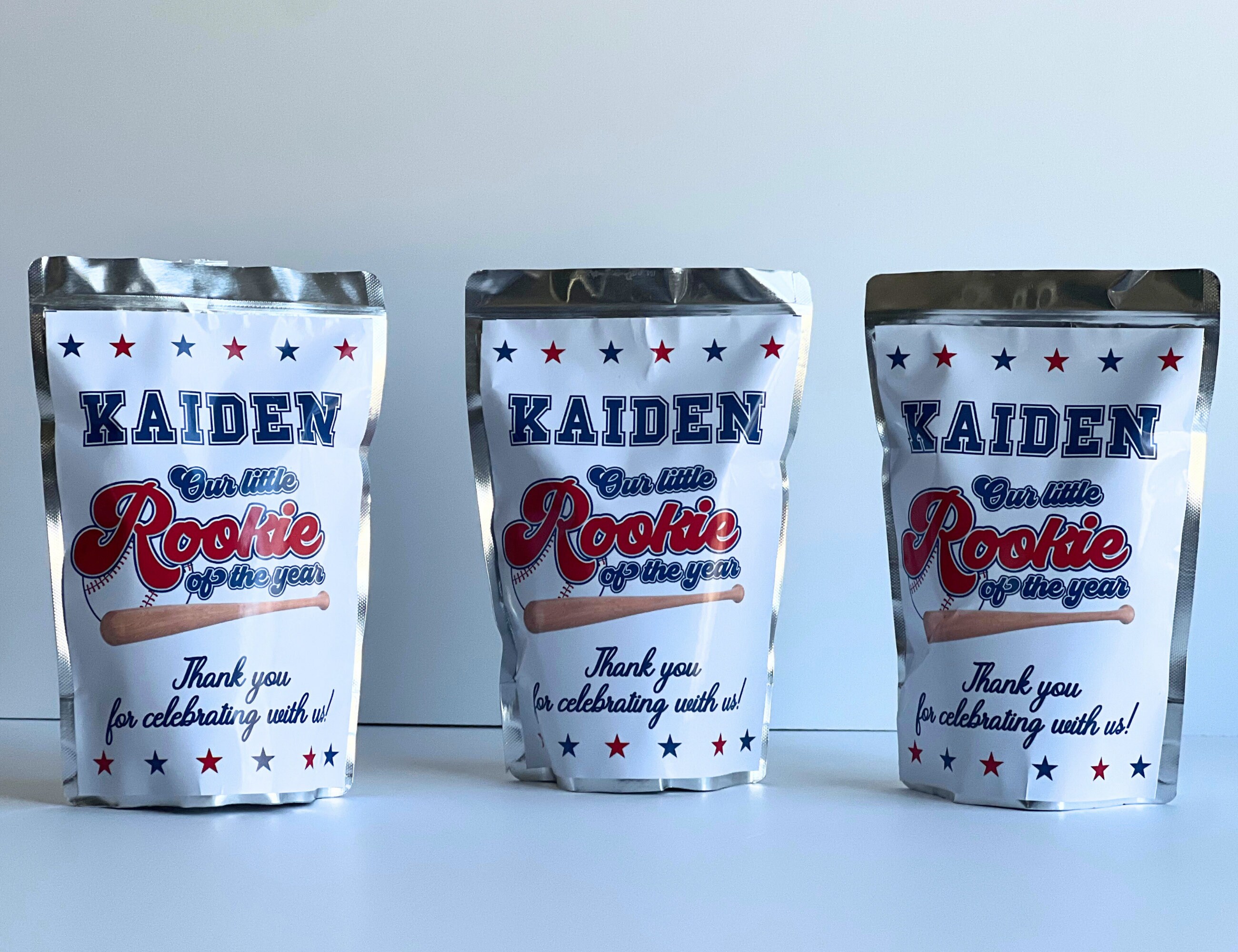 Editable Rookie of the Year Juice Box Label Party Favor - Etsy