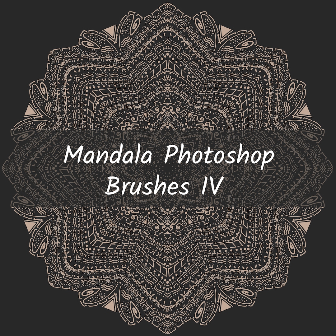 Mandala Photoshop 5000px Brushes - Etsy