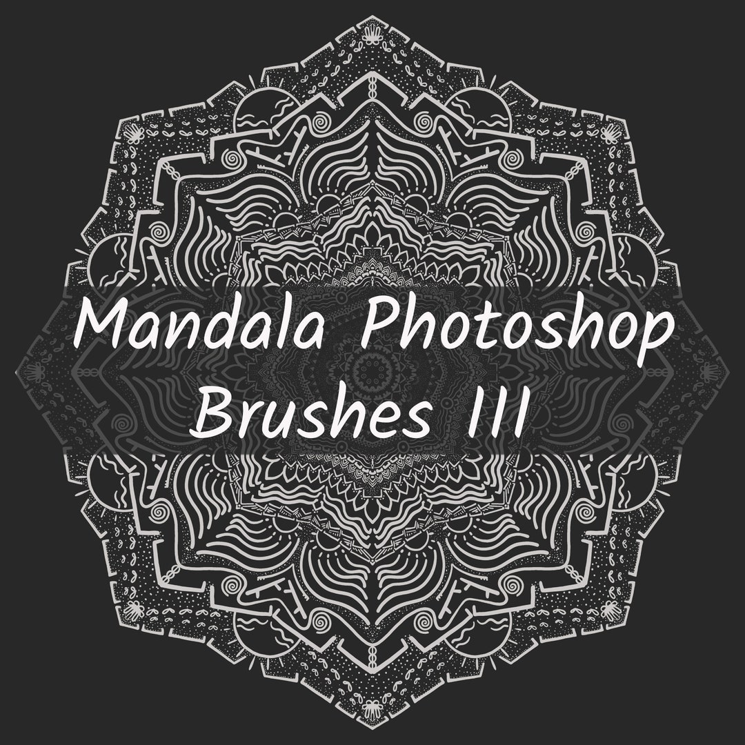 Mandala Photoshop 5000px Brushes - Etsy