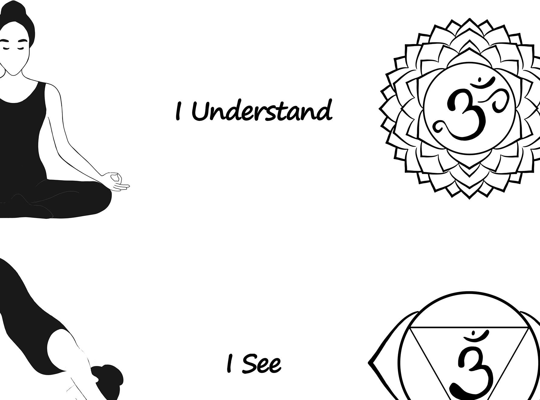 Downloadable Chakra Awakening Chart II Black and White/ 7 Chakras ...