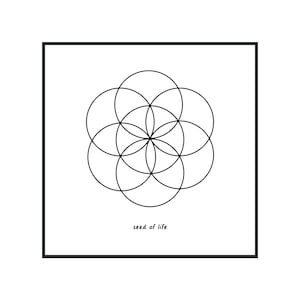 Sacred Geometry/ Seed of Life/ Germ of Life/ Flower of Life ...