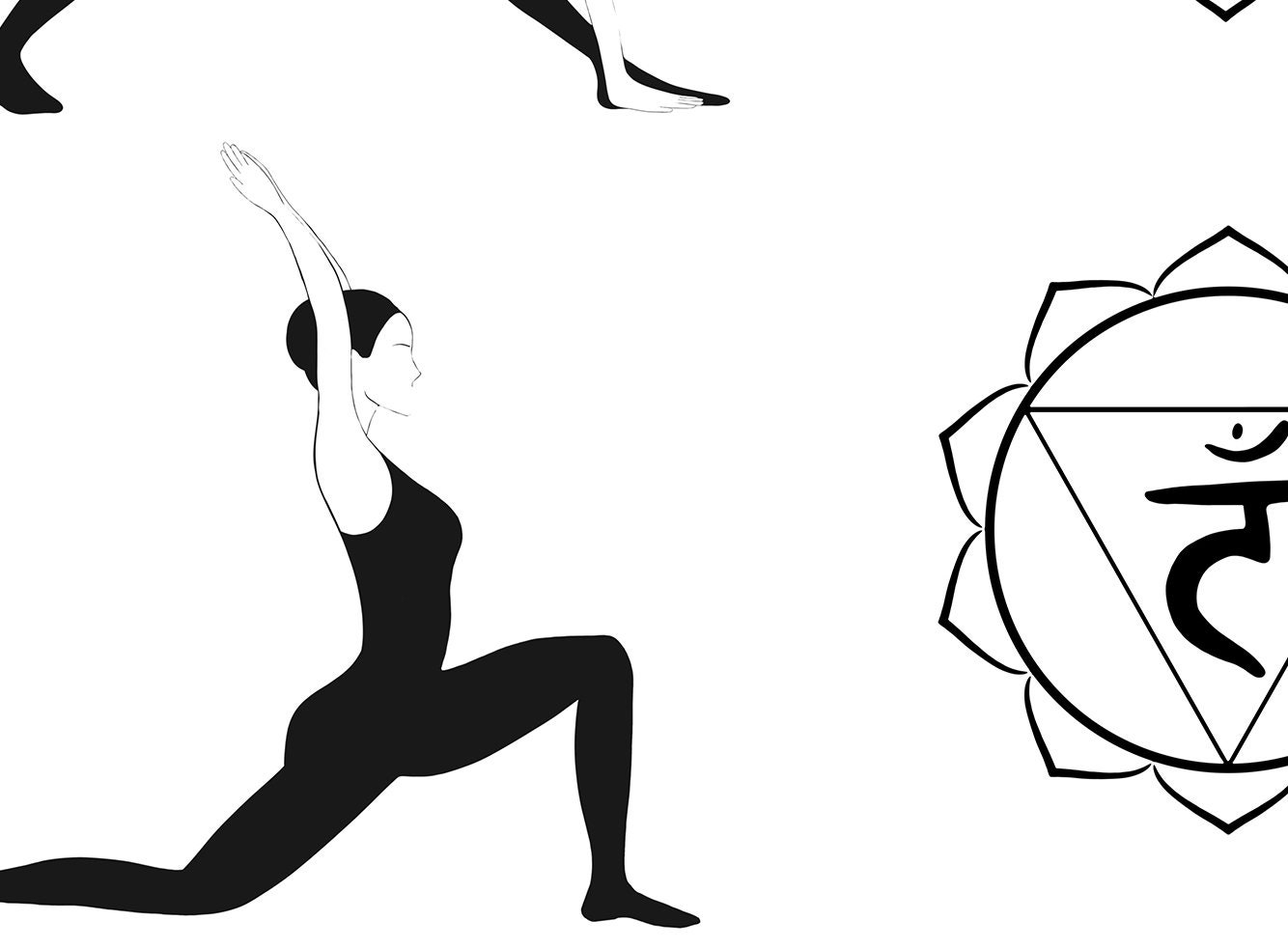 Black and White Downloadable Simple Chakra Chart/ 7 Chakras ...