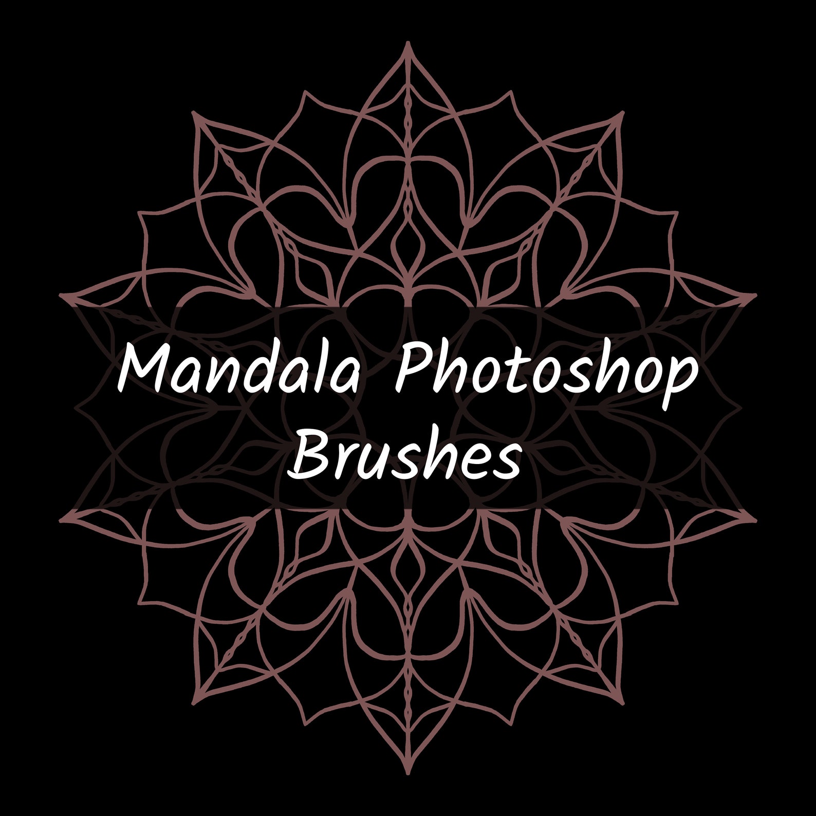 Mandala Photoshop Brushes - Etsy