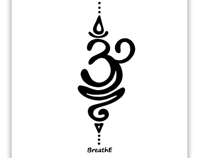 Breathe Sanskrit Symbol Digital Download Art - Etsy Canada