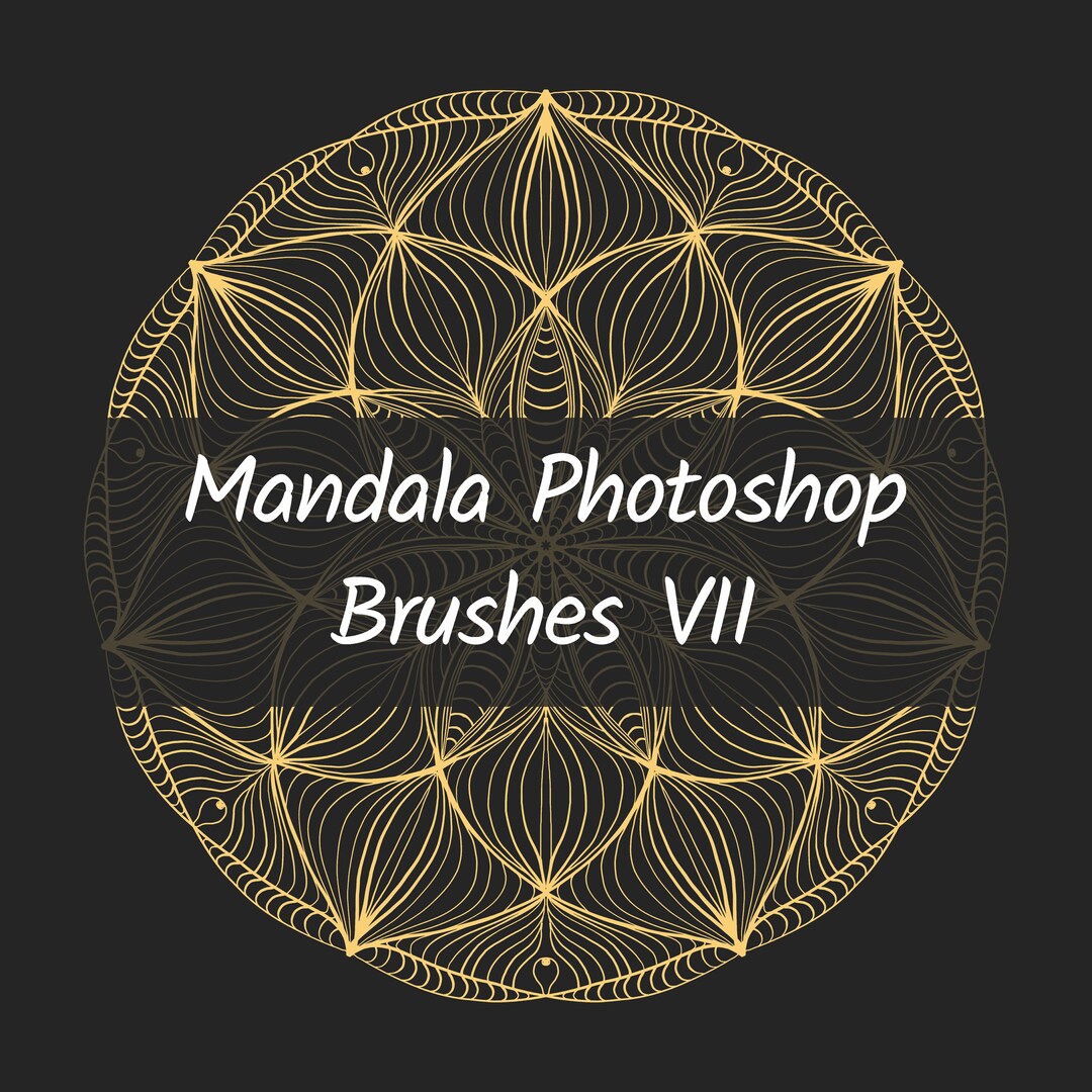 Mandala Photoshop Brushes VII/ 5000px Photoshop Brushes - Etsy
