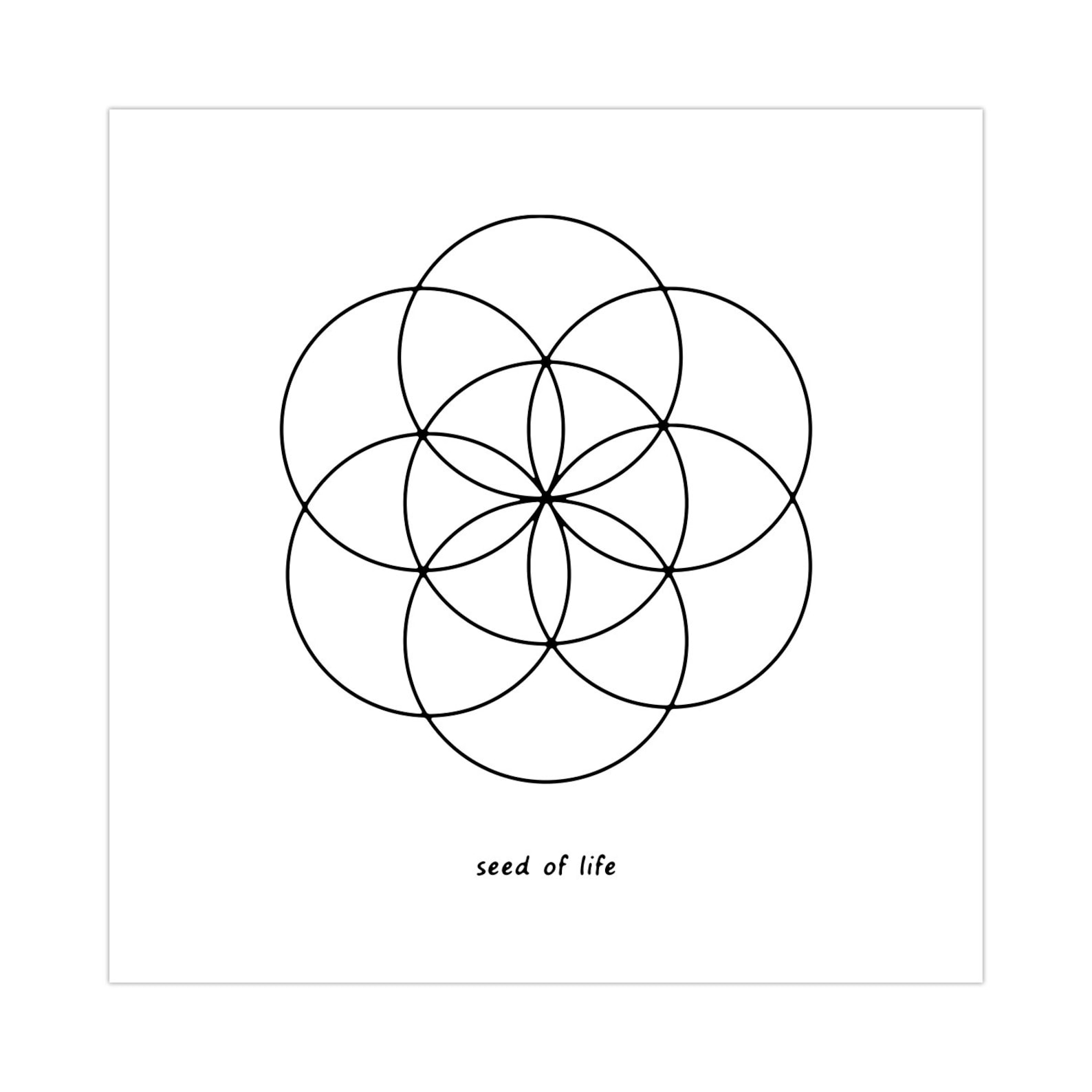 Sacred Geometry/ Egg of Life/ Fruit of Life/ Seed of Life/ Germ of Life ...