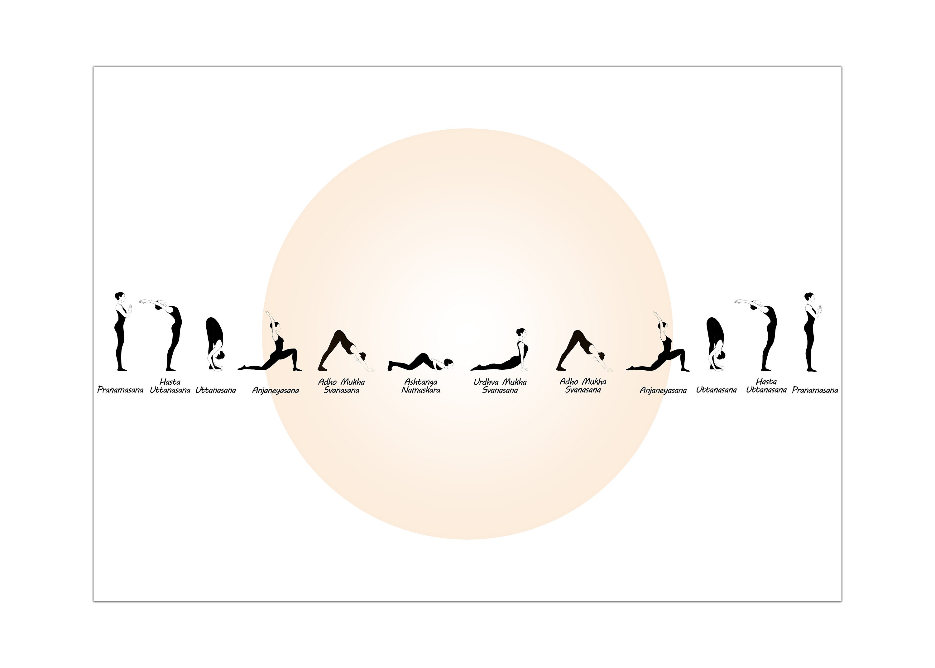 Sun Salutation Silhouette