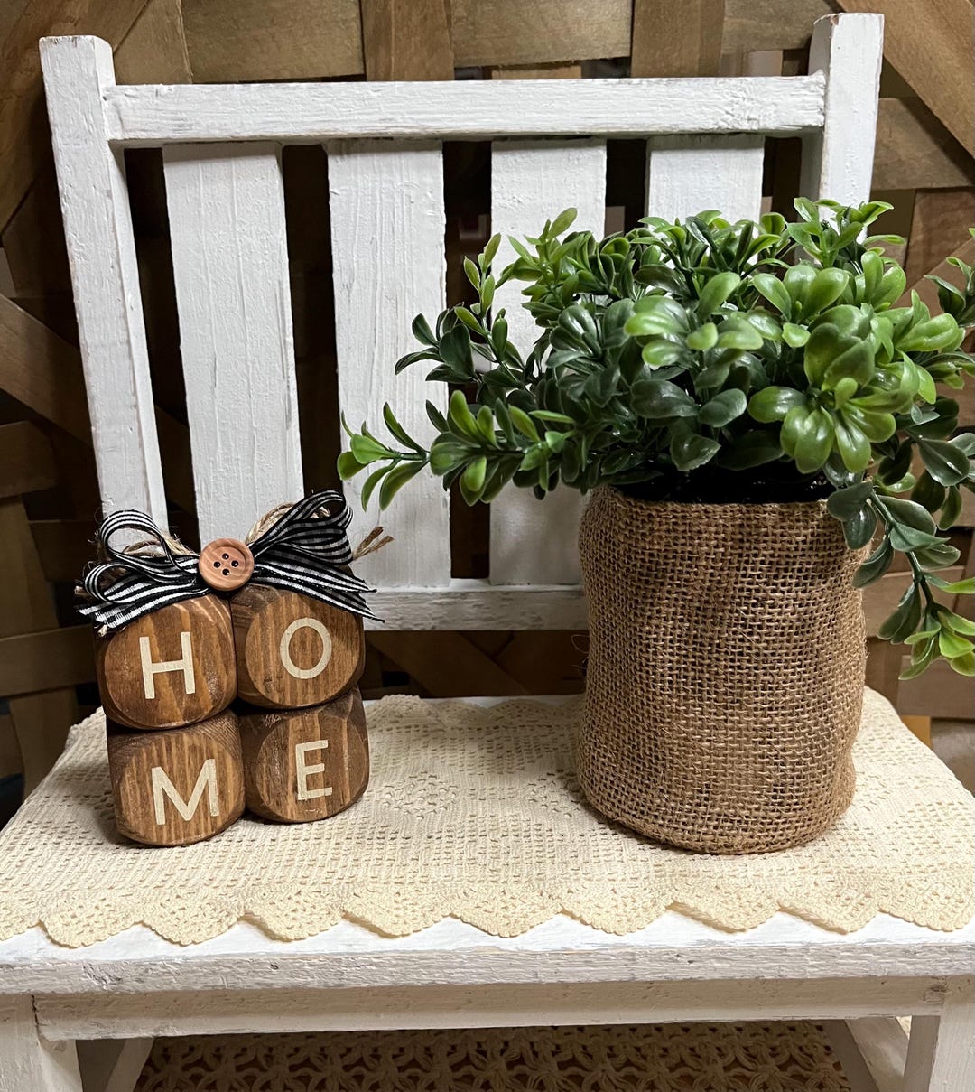 Rustic Home Wood Blocks/tier Tray Decor/shelf Sitter Decor/small Wood ...