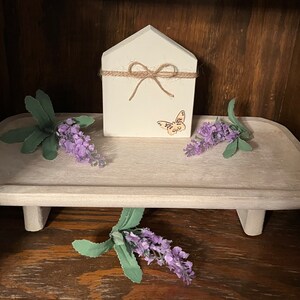 Spring/summer/mother's Day Theme Wooden House/tier Tray Decor/farmhouse ...