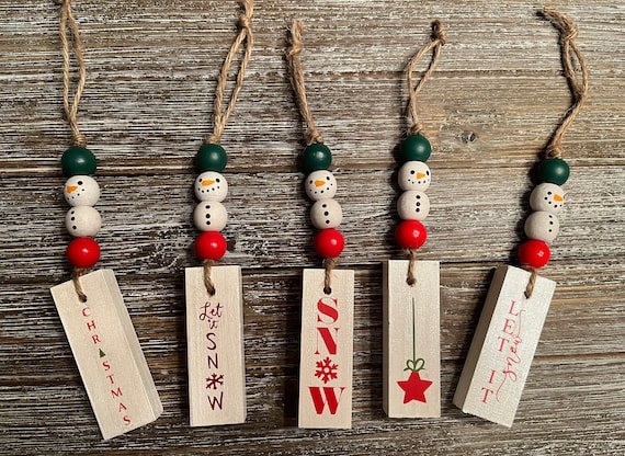 Snowman Christmas Tray Tag / Christmas Shelf Decor / Christmas - Etsy