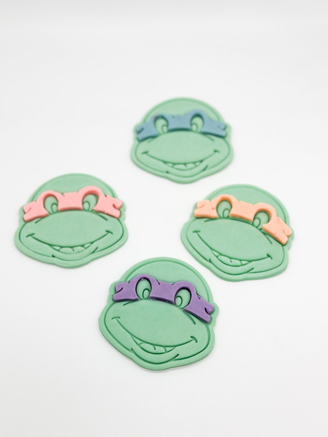 TMNT Turtle Cookie Stamp and Cutter - Etsy
