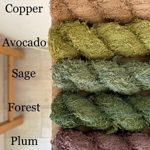 COTTON FRIZZ RIBBON 100g || Full Size Skein || Frayed Edge Ribbon Yarn ...