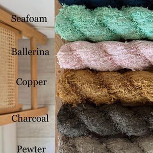 COTTON FRIZZ RIBBON 100g || Full Size Skein || Frayed Edge Ribbon Yarn ...